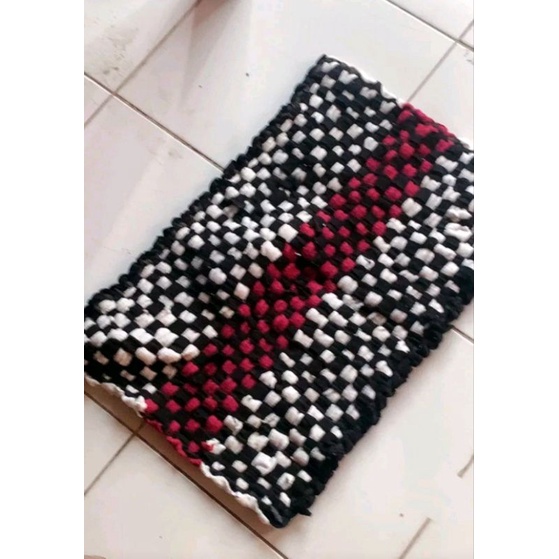 Jual Keset Kaki Anyam Murah TEBAL / Keset Kaki / Keset Dapur / Kain ...