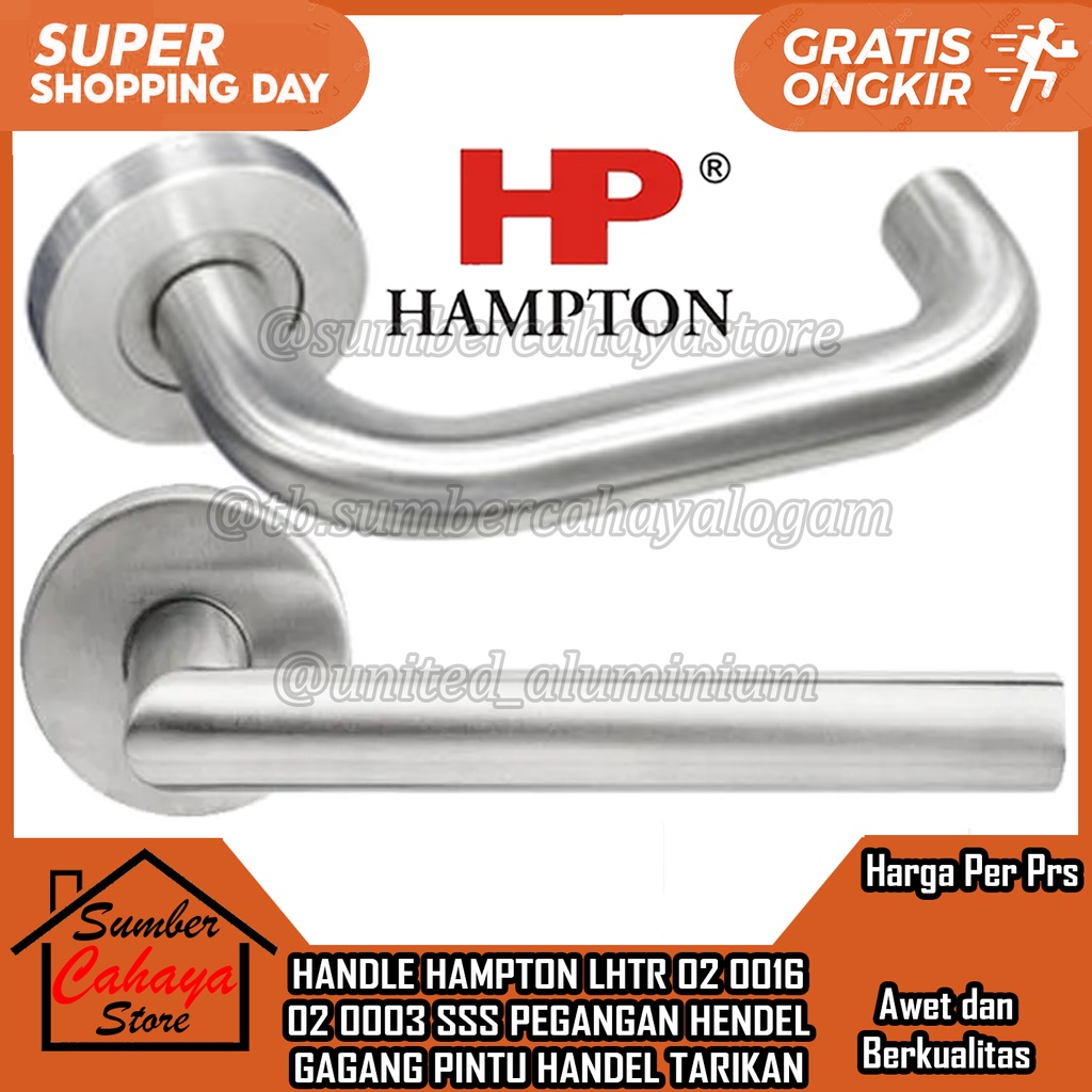 Jual HANDLE HAMPTON LHTR 02 0003 0016 22MM 19MM HANDEL HENDEL GAGANG ...