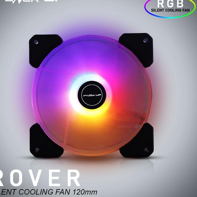Jual Ω Fan Cooler PC 3 Power Up ROVER RGB 20 Mode Color 12cm - FAN PC ...