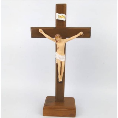 Jual Patung Salib Duduk Altar Perlengkapan Rohani / Salib Duduk Altar ...