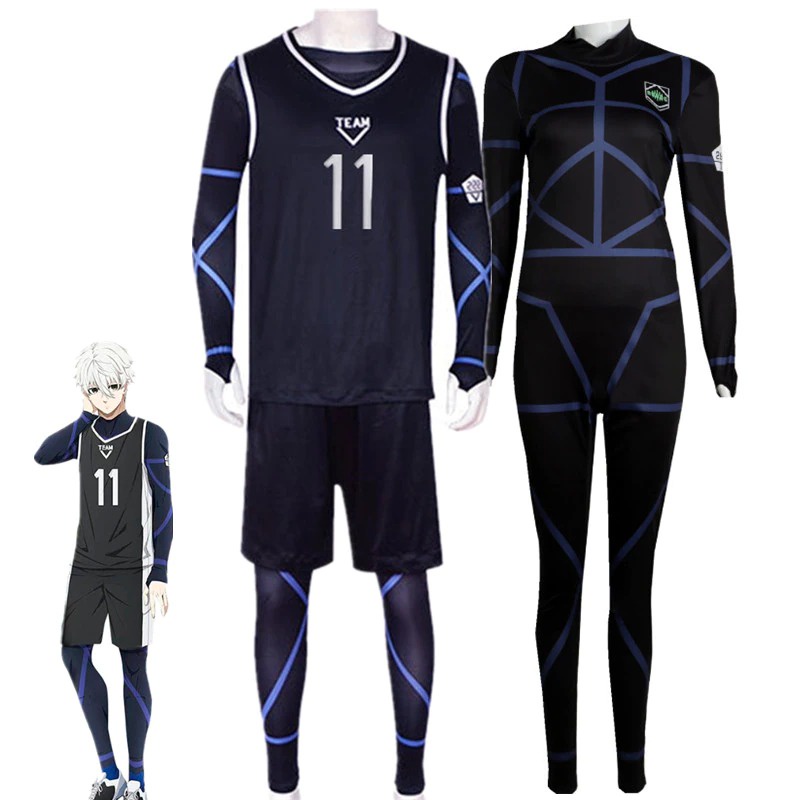 Jual Jersey Baju Blue Lock Anime Cosplay Costume Nagi Seishiro Bebas ...