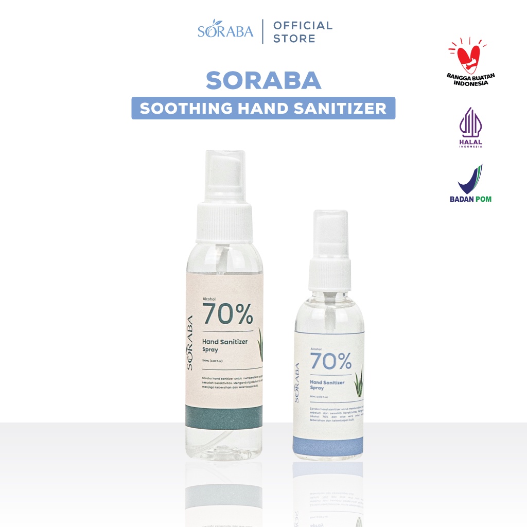 Jual Soraba Soothing Hand Sanitizer | Shopee Indonesia