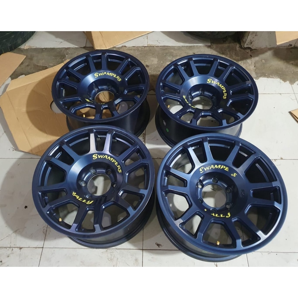 Jual Velg Mobil Bekas RALLY SWAMPER HSR Ring 18 Lebar 9 Inch Hole 6 x ...