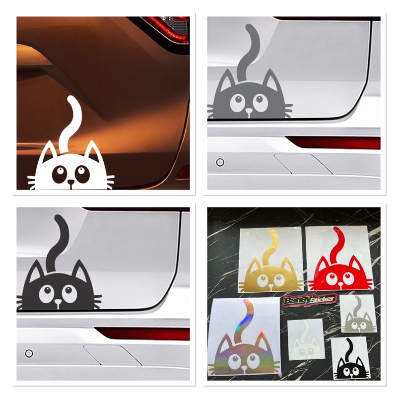 Jual STICKER STIKER KUCING EKOR CUTTING | Shopee Indonesia