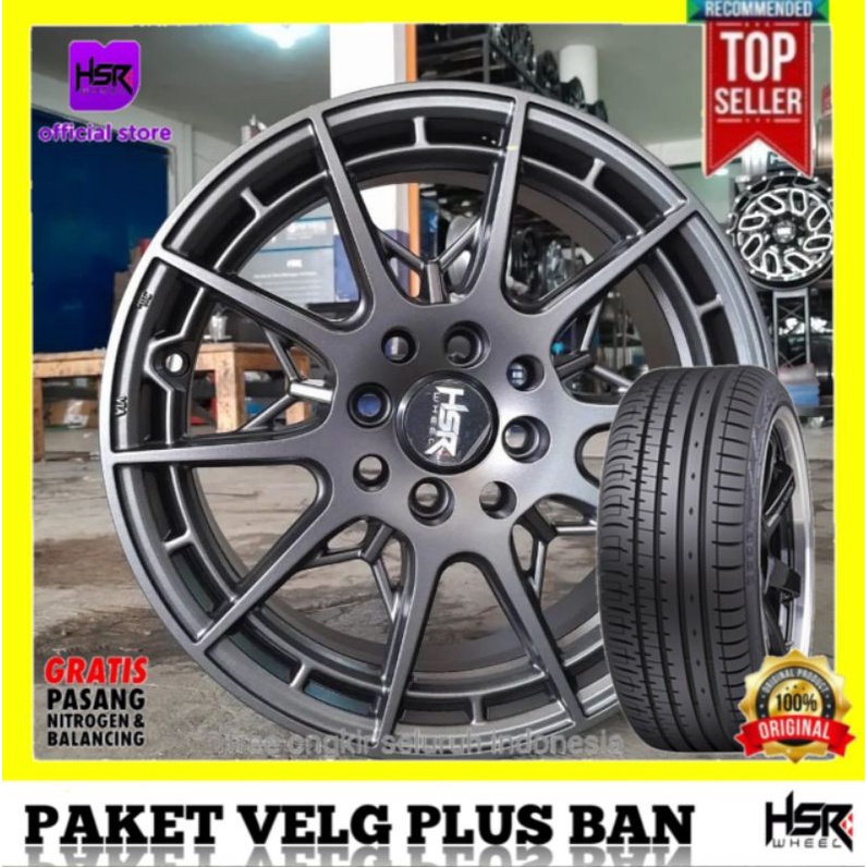 Jual PAKET VELG + BAN MOBIL AVANZA XENIA KIJANG HSR CK05 Ring 16 4X100 & 4X114,3 GREY | Shopee ...