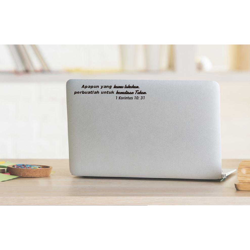 Jual Stiker Apapun Kemuliaan Tuhan Ayat Alkitab Kristen Katolik ...