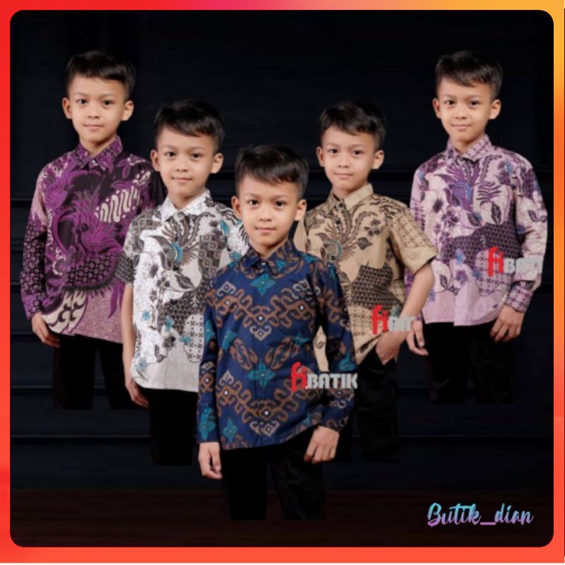 Jual Kemeja batik -Baju batik anak laki-laki- Batik anak laki-laki umur ...