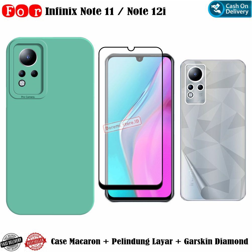 Jual Casing Infinix Note 11 Note 12i 2022 Softcase Macaron Protect ...