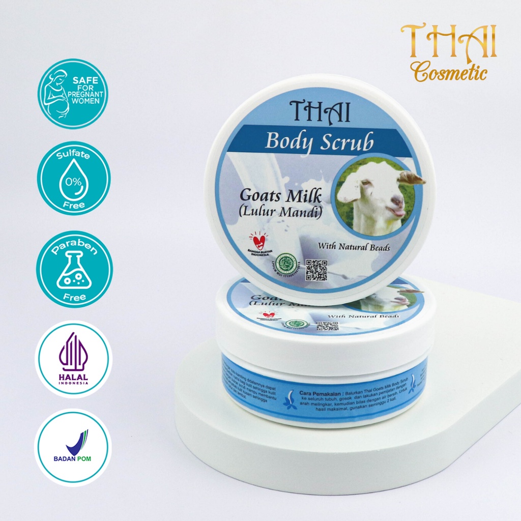 Jual Thai bar soap sabun goats milk 50 gr atau 130 gr | rice milk ...
