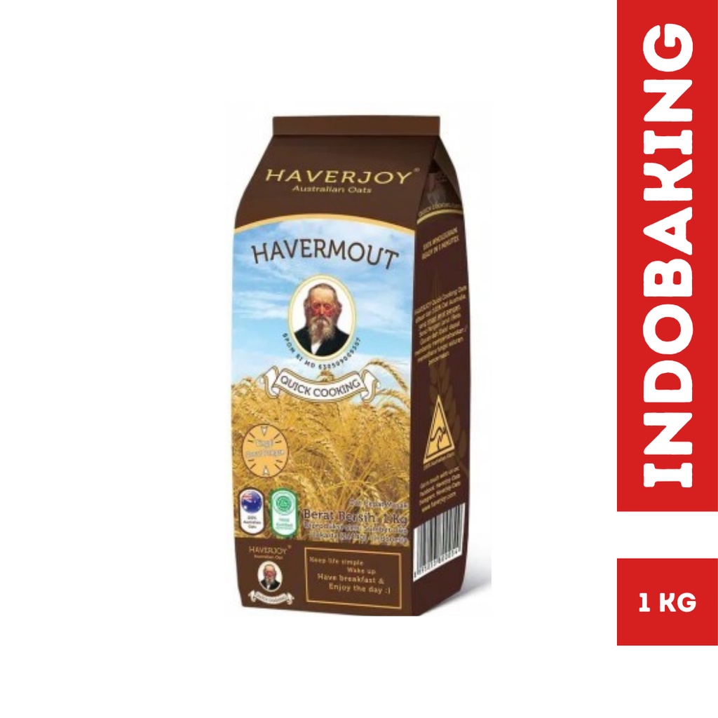 Jual Haverjoy Oatmeal 1kg Australian Oat Havermout Instant Rolled Quick ...