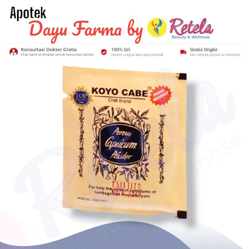 Jual KOYO CABE 1 SACHET ISI 10 LEMBAR | Shopee Indonesia