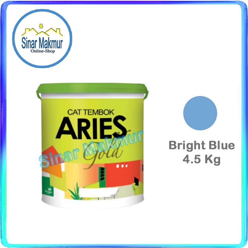 Jual Cat Tembok Aries Gold 4,5 KG 1 Galon 603 Bright Blue (AVIAN ...