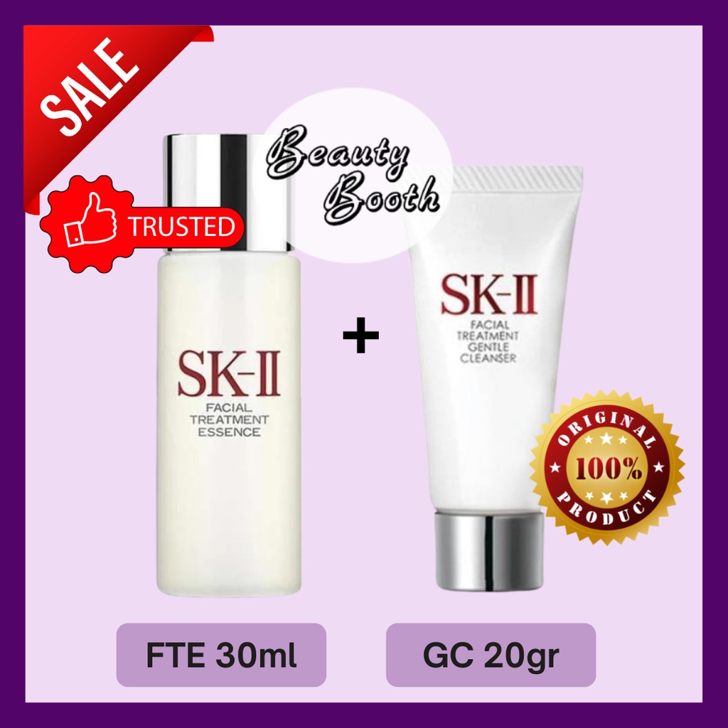 Jual SK-II Paket FTE 30ML + CLEANSER 20GR | Shopee Indonesia