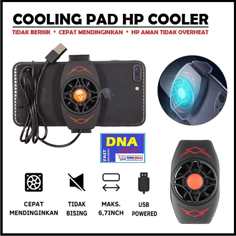 Jual Cooling Pad Fan HP Cooler Radiator / Kipas Pendingin HP Anti Panas ...