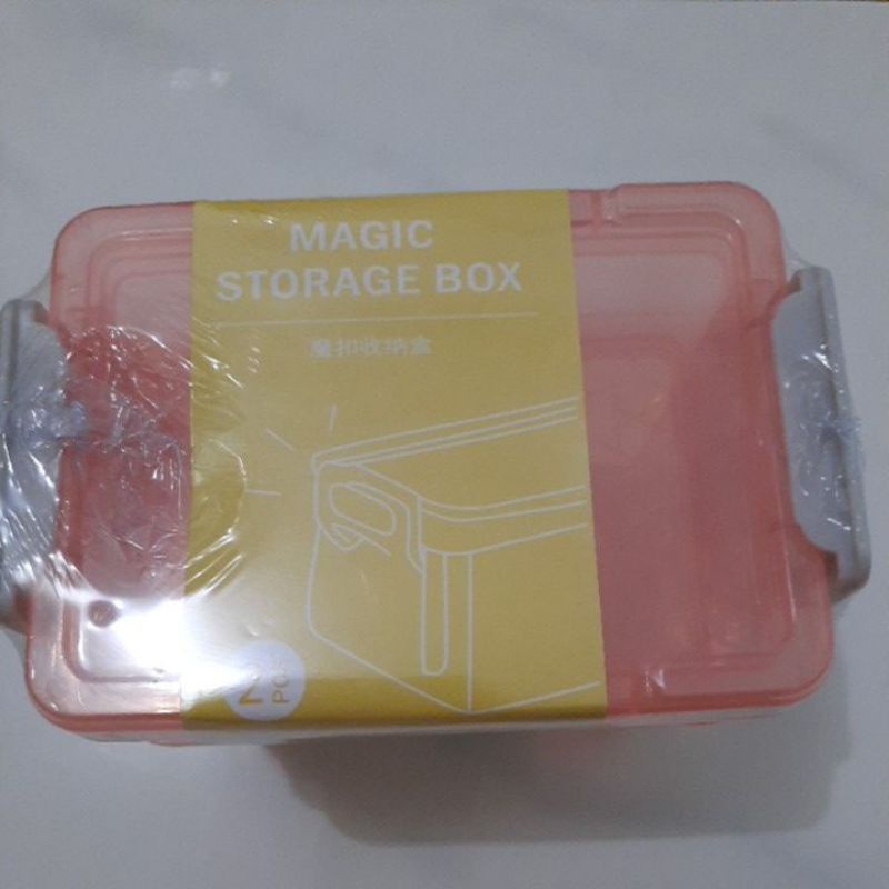 Jual READY STOCK Storage box 2 layer Mr.DIY | Storage box photocard 2 ...