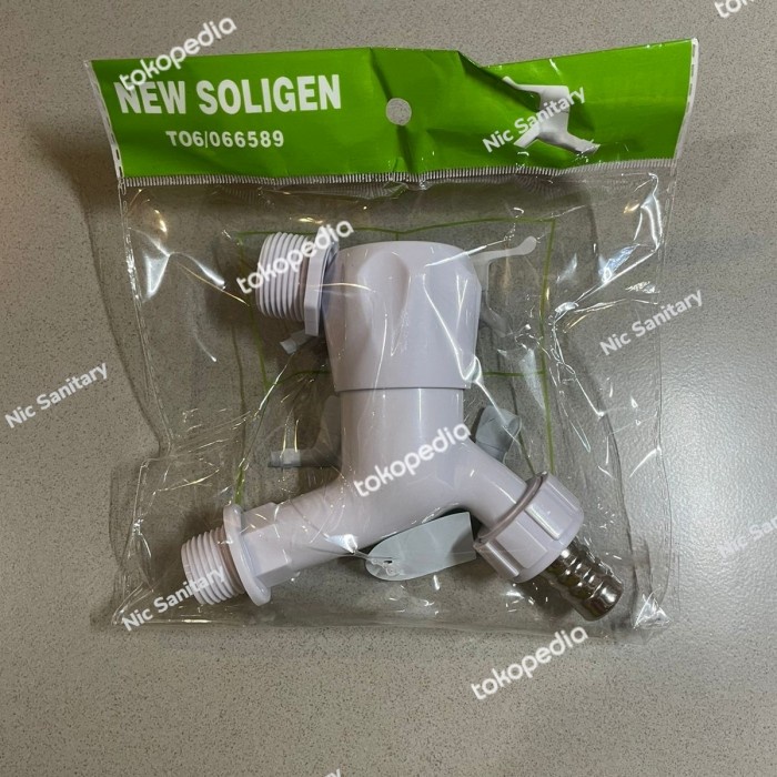 Jual kran mahkota taman Soligen / keran pvc tebal soligen S4 1/2 inch ...