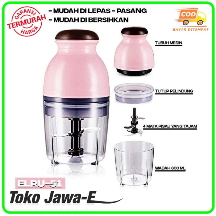 Jual ROYALTA Blender Capsul/Chopper Capsul/Chopper Daging - 4 MATA PISAU | Shopee Indonesia