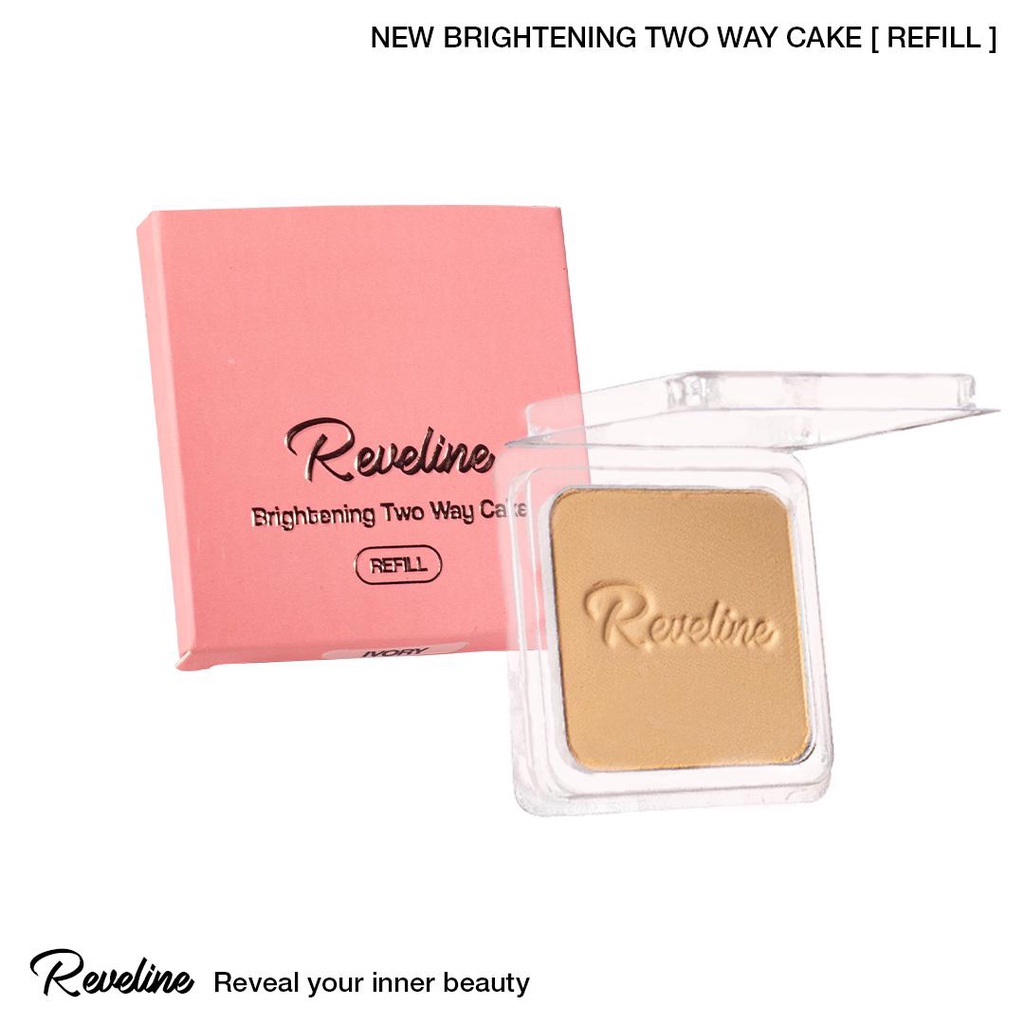 Jual Refill Two Way Cake Reveline Limited Edition Brightening -TWC BARU ...