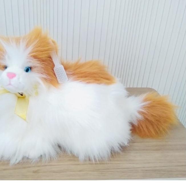 Jual Boneka Kucing BESAR Cute FREE Sisir Kucing | Shopee Indonesia