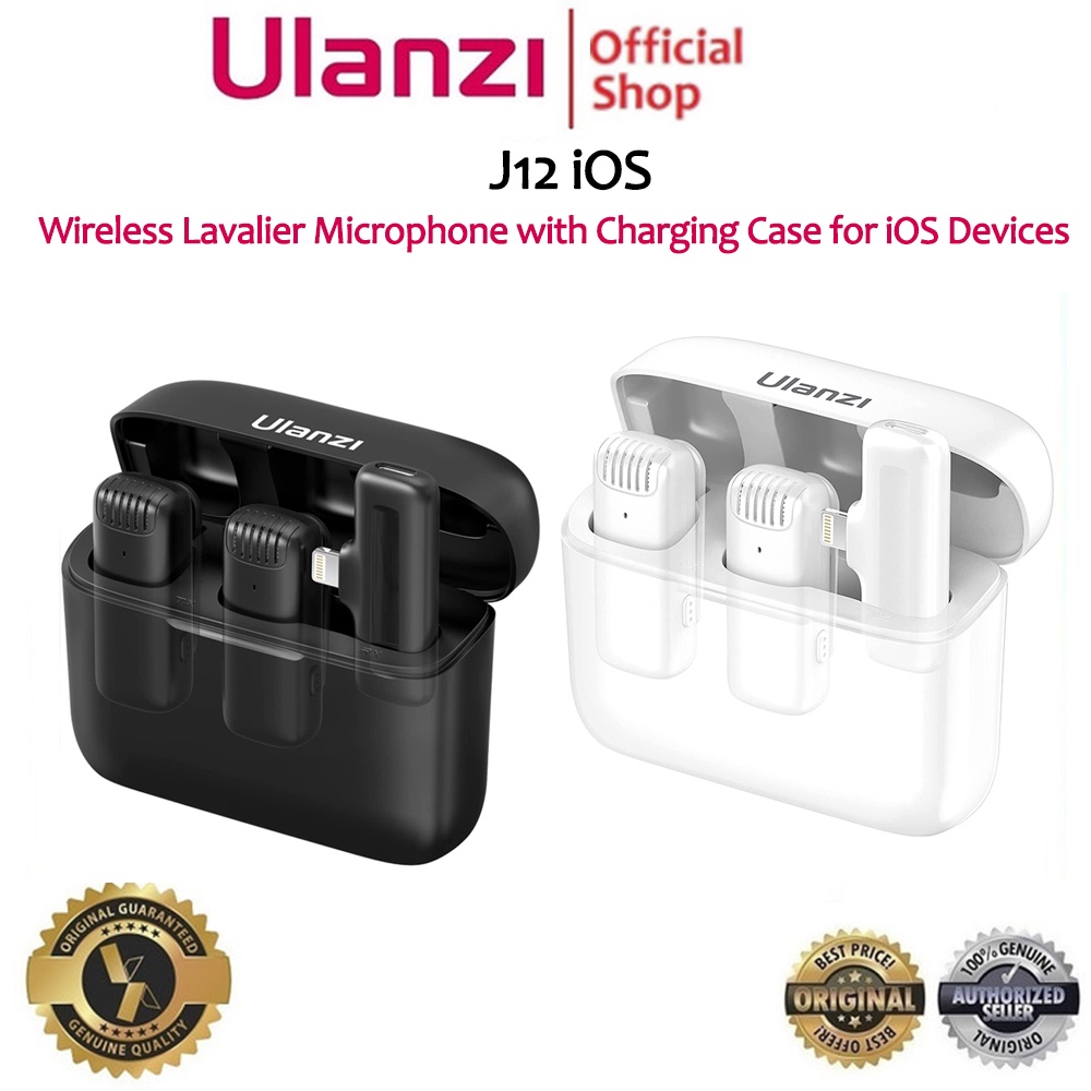 Jual Ulanzi J12 IOS Wireless Microphone for iPhone, iPad, iOS Device ...