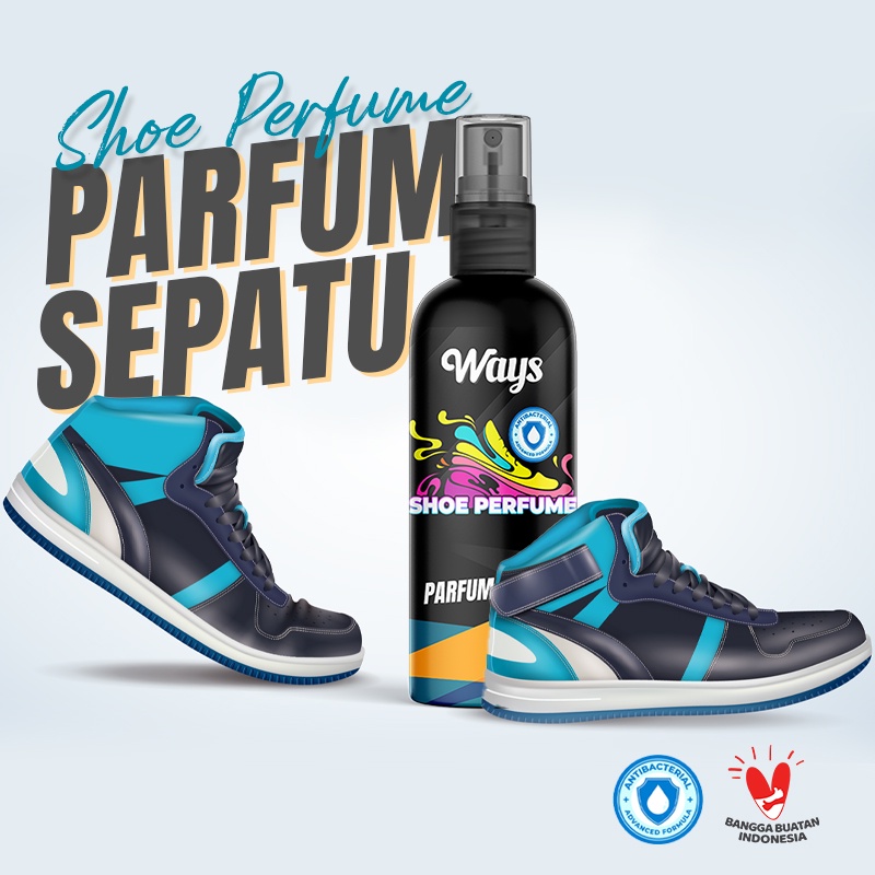 Jual A045 | WAYS Shoe Parfum Sepatu & Helm Multiguna / Spray Perfume ...