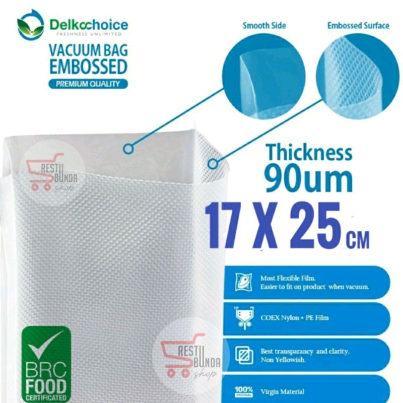 Jual Plastik Vacuum Bag Embossed / plastik vacum | Shopee Indonesia
