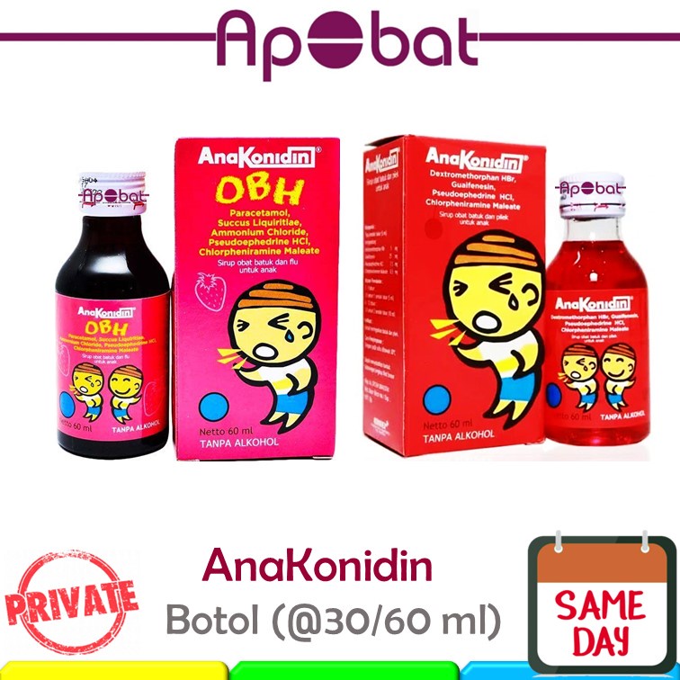 Jual - ApObat - Anakonidin / Anakonidin OBH 30 / 60 ml Syrup Obat Batuk ...