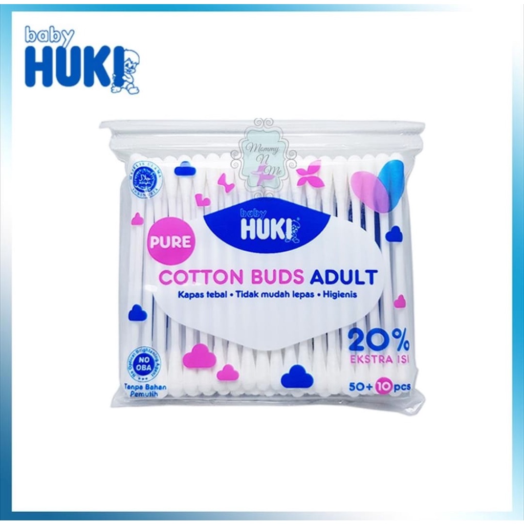 Jual Cotton Bud HUKI Extra Fine Isi 100 Dewasa / ADULT / Baby Extra ...