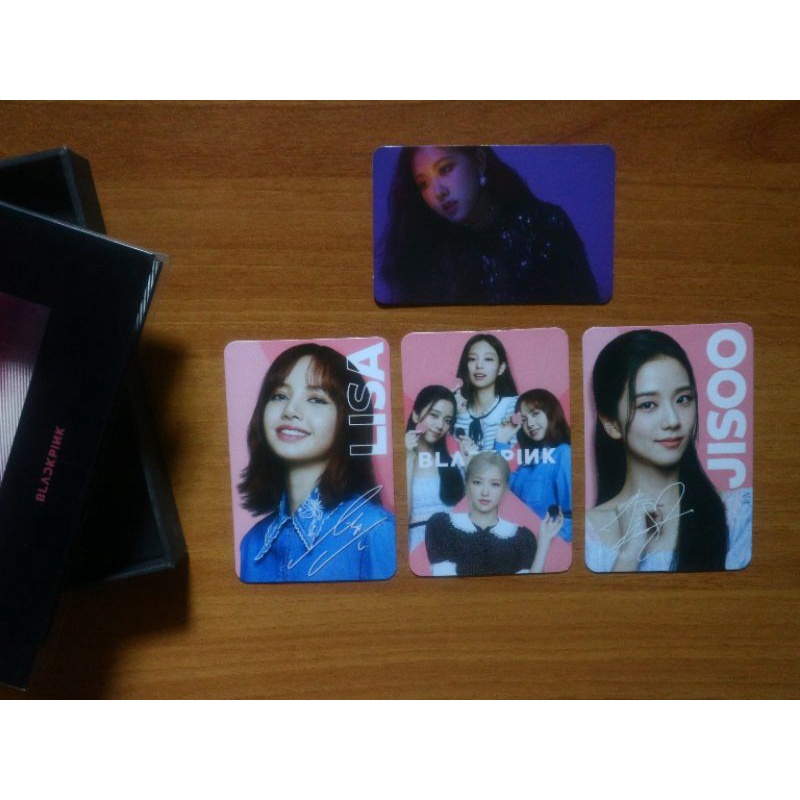 Jual pc rose square up with oreo blackpink (lisa jisoo group photocard ...