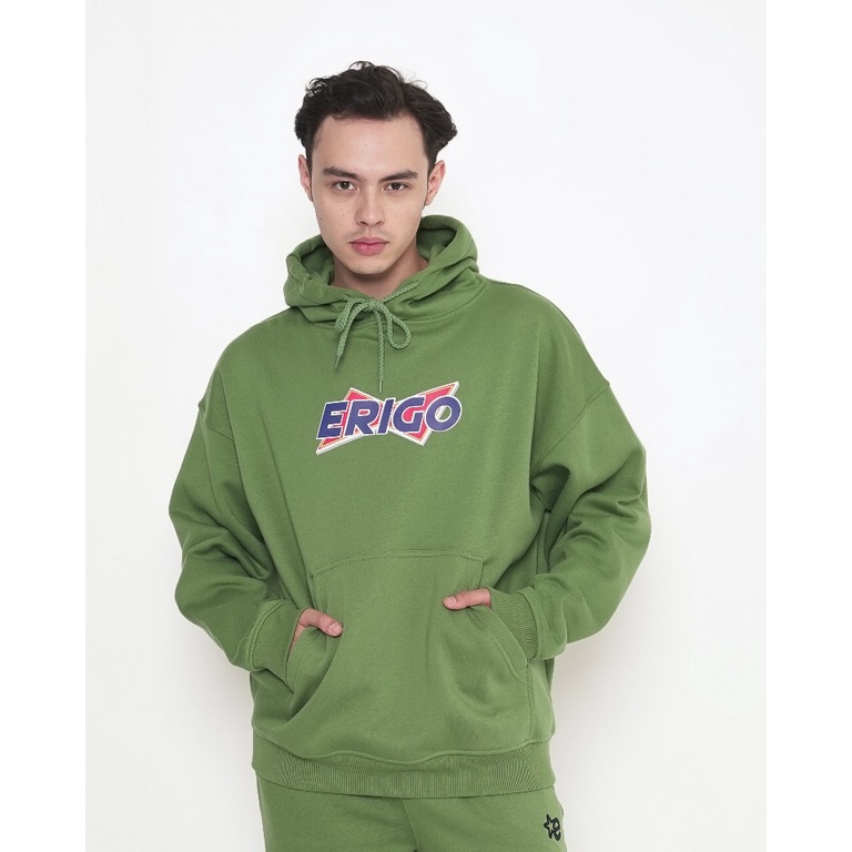 Jual Erigo Hoodie Erigo Deluxe Green Unisex | Shopee Indonesia