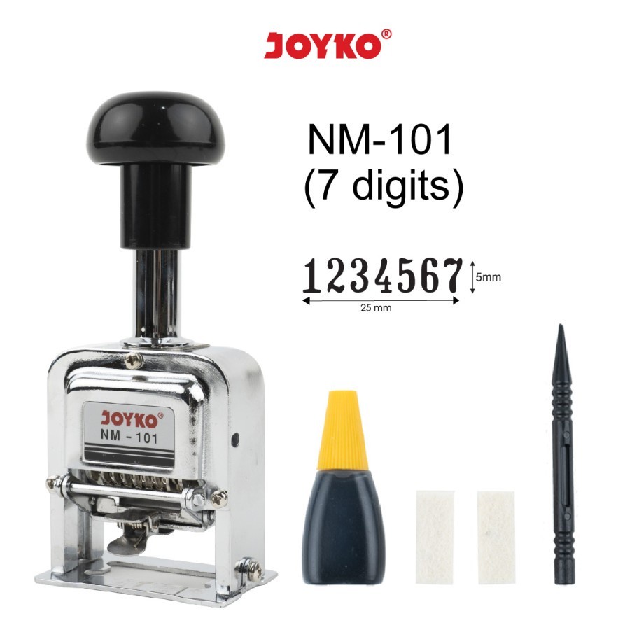 Jual Numerator Joyko NM-101 / 7 Digits / Angka / Automatic Numbering ...