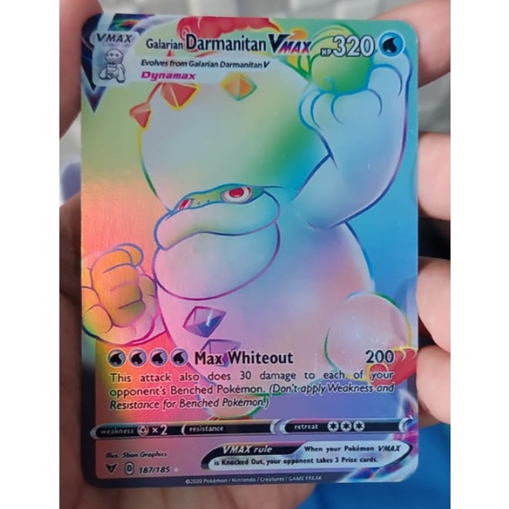 Jual KARTU POKEMON DUMMY RAINBOW VMAX HOLOGRAM ENGLISH VERSION | Shopee ...
