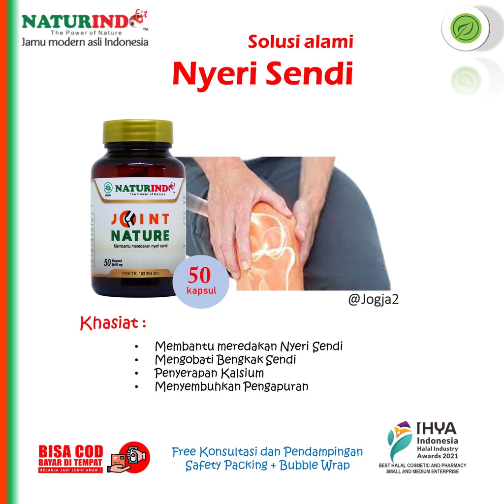 Jual Obat Pengapuran Nyeri Sendi Lutut kaki Tulang Lutut JOINT NATURE ...