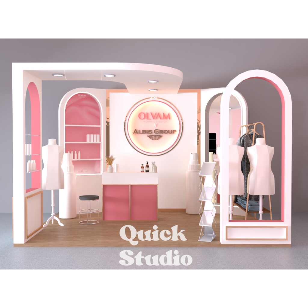 Jual Jasa desain BOOTH STAND INDOOR MALL PAMERAN BRAND interior arsitek ...