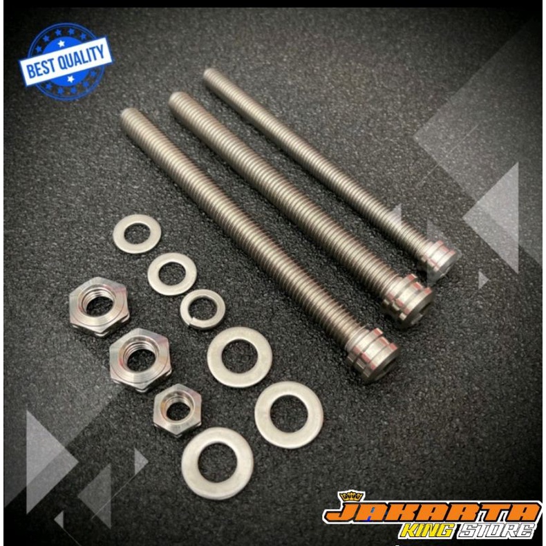 Jual probolt stenlis baut monting baut mesin RX king rxs rxk set ...