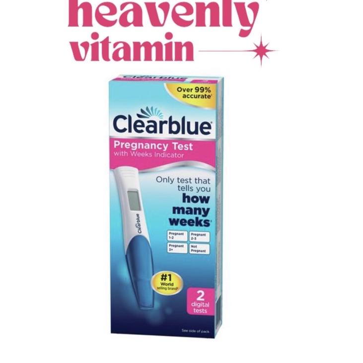 Jual Code2i2Hw ClearBlue Test Pack Digital Original - how many weeks ...