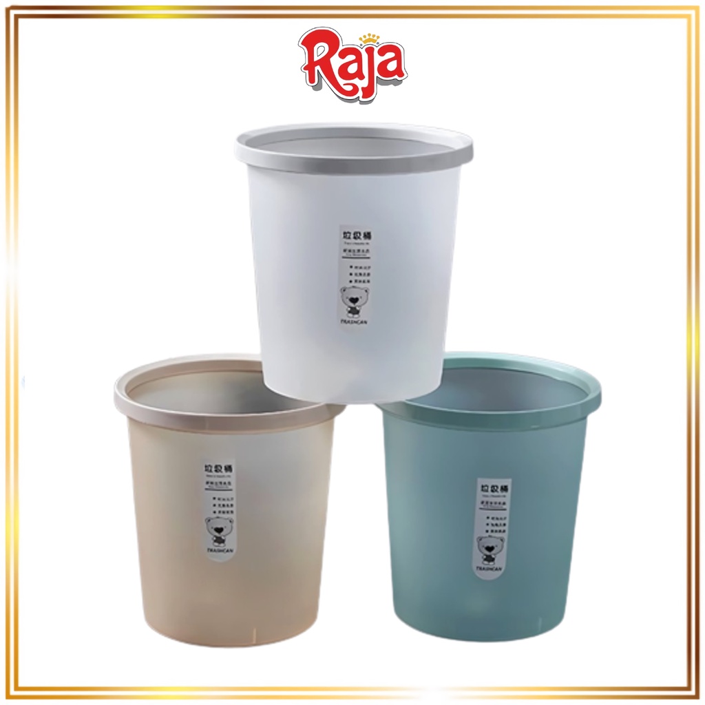Jual Tong sampah bulat plastik tempat sampah plastik trash bin - 100485 ...