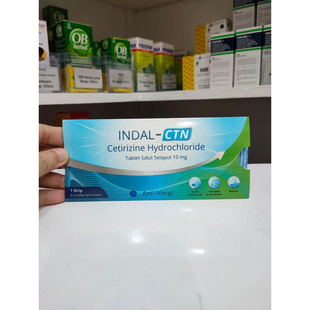 Jual Indal CTN Strip Isi 10 Tablet Obat Original | Shopee Indonesia