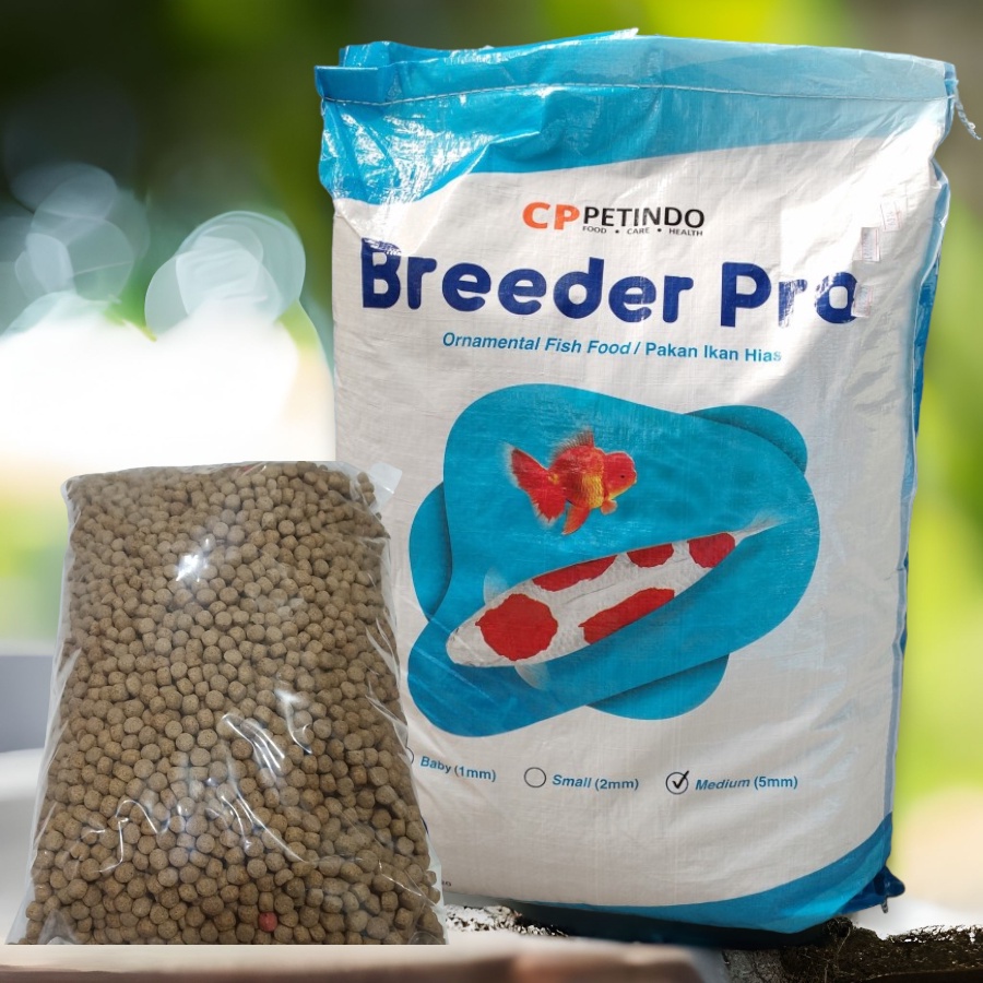 Jual breederpro breder BREEDER PRO 5MM 2MM 1MM mm REPACK 1KG pakan ...