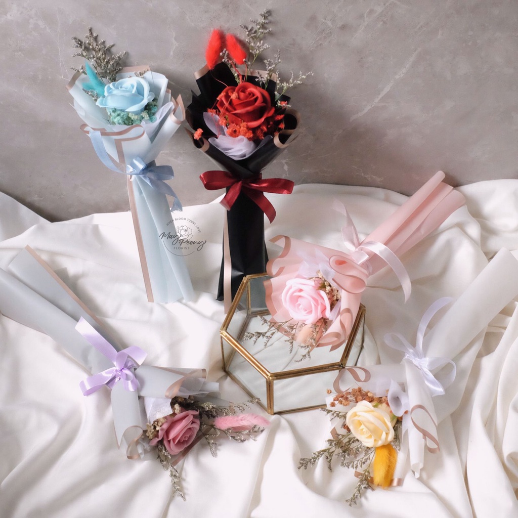 Jual SINGLE SOAP FLOWER BOUQUET - BUKET BUNGA SABUN 1 TANGKAI KADO ...
