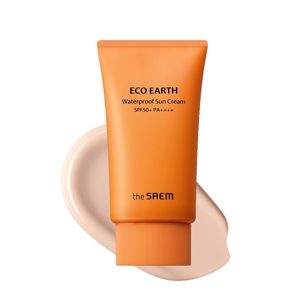 Jual [The Saem Official] Eco Earth Waterproof Sun Cream SPF50+ PA ...