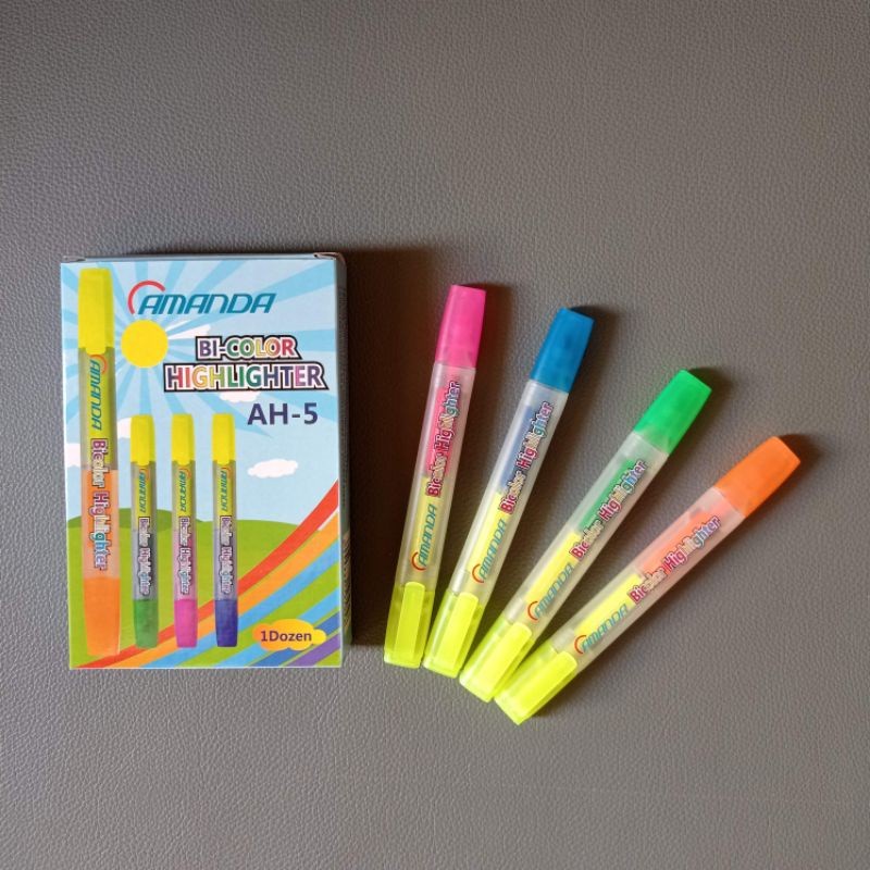 Jual Stabilo/Stabilo 2 Sisi Warna Highlighter 2 Warna/Stabilo 2 warna ...