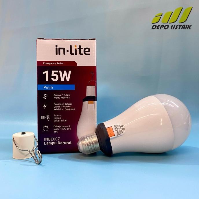 Jual Lampu Emergency 15W In-Lite / Lampu darurat Inlite 15watt | Shopee Indonesia