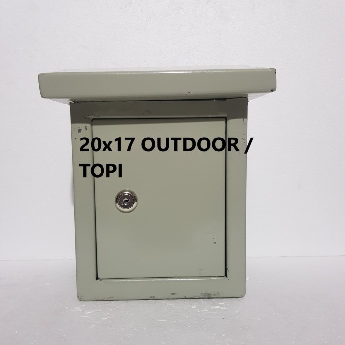 Jual Terlaris Box Panel 20X17 Outdoor + Rel / Panel Box 20X17 Topi ...