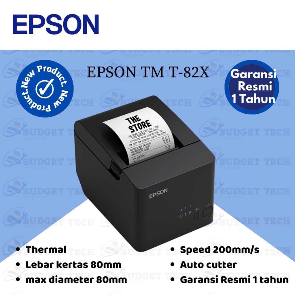 Jual PRINTER EPSON TM-T82X TMT82X TMT 82X Printer Kasir GARANSI RESMI ...