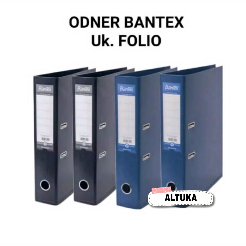 Jual Odner Box File Bantex Folio Biru dan Hitam | Shopee Indonesia