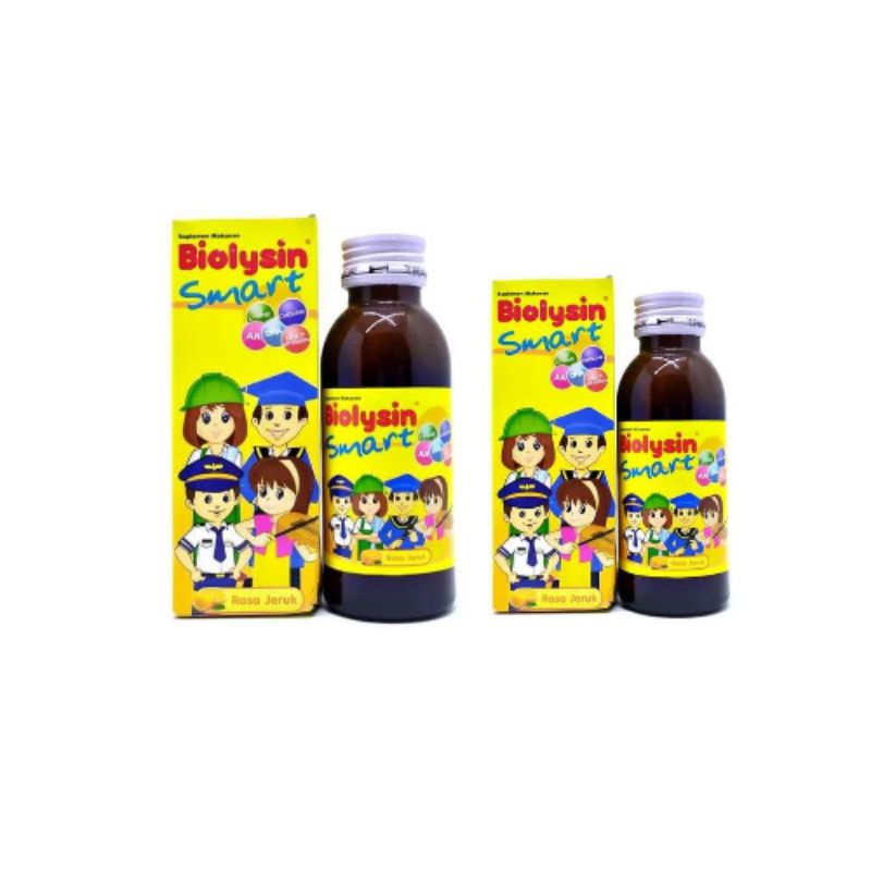 Jual Biolysin Smart Syrup Vitamin Anak Multivitamin Anak Biolisin Smart ...