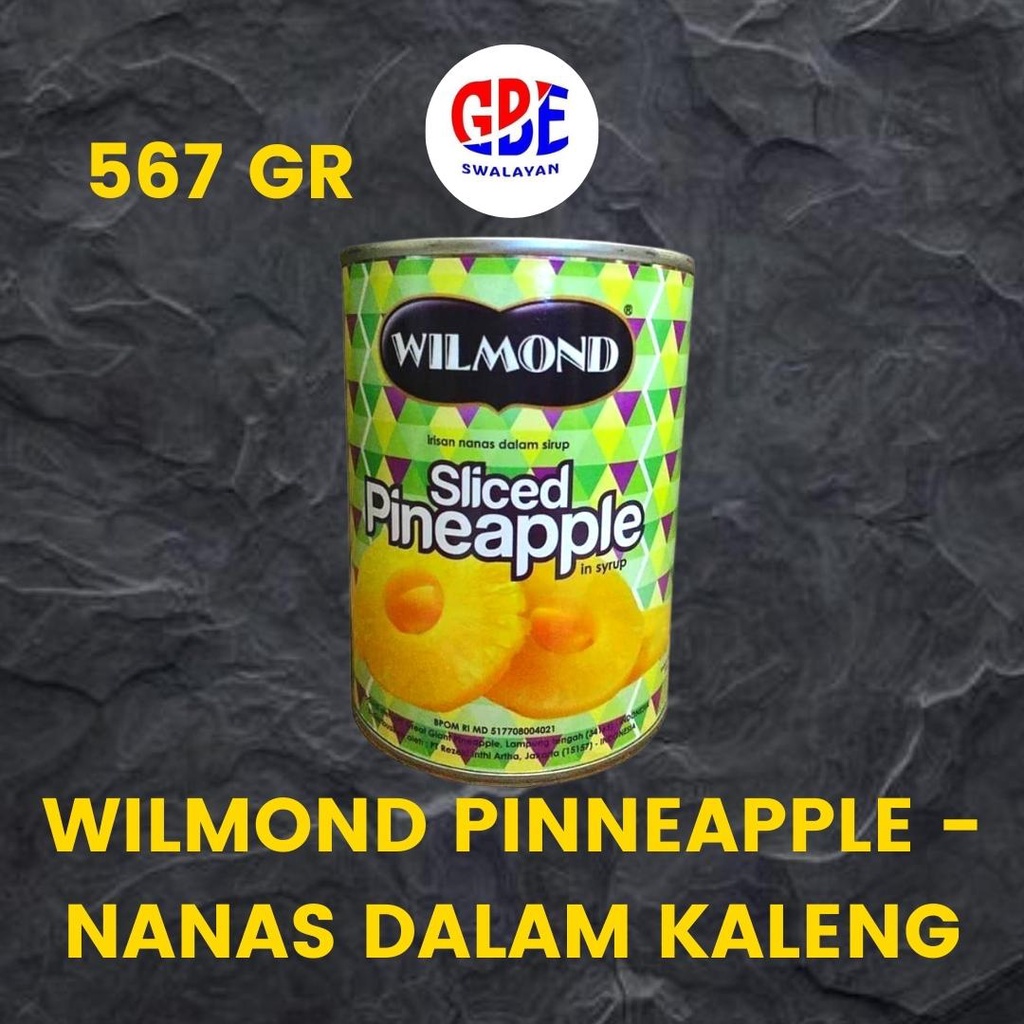 Jual WILMOND NANAS DALAM KALENG 567GR | WILMOND PINEAPPLE IN SYRUP ...