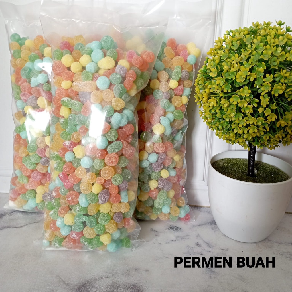 Jual PERMEN BUAH 1 KG WARNA WARNI - Permen Buah/Permen Gula/Permen ...