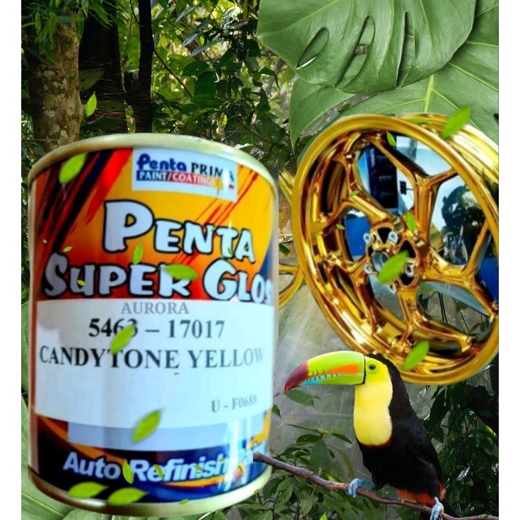 Jual CAT PENTA SUPER GLOSS CANDYTONE YELLOW - CANDY KUNING - 200 GRAM ...